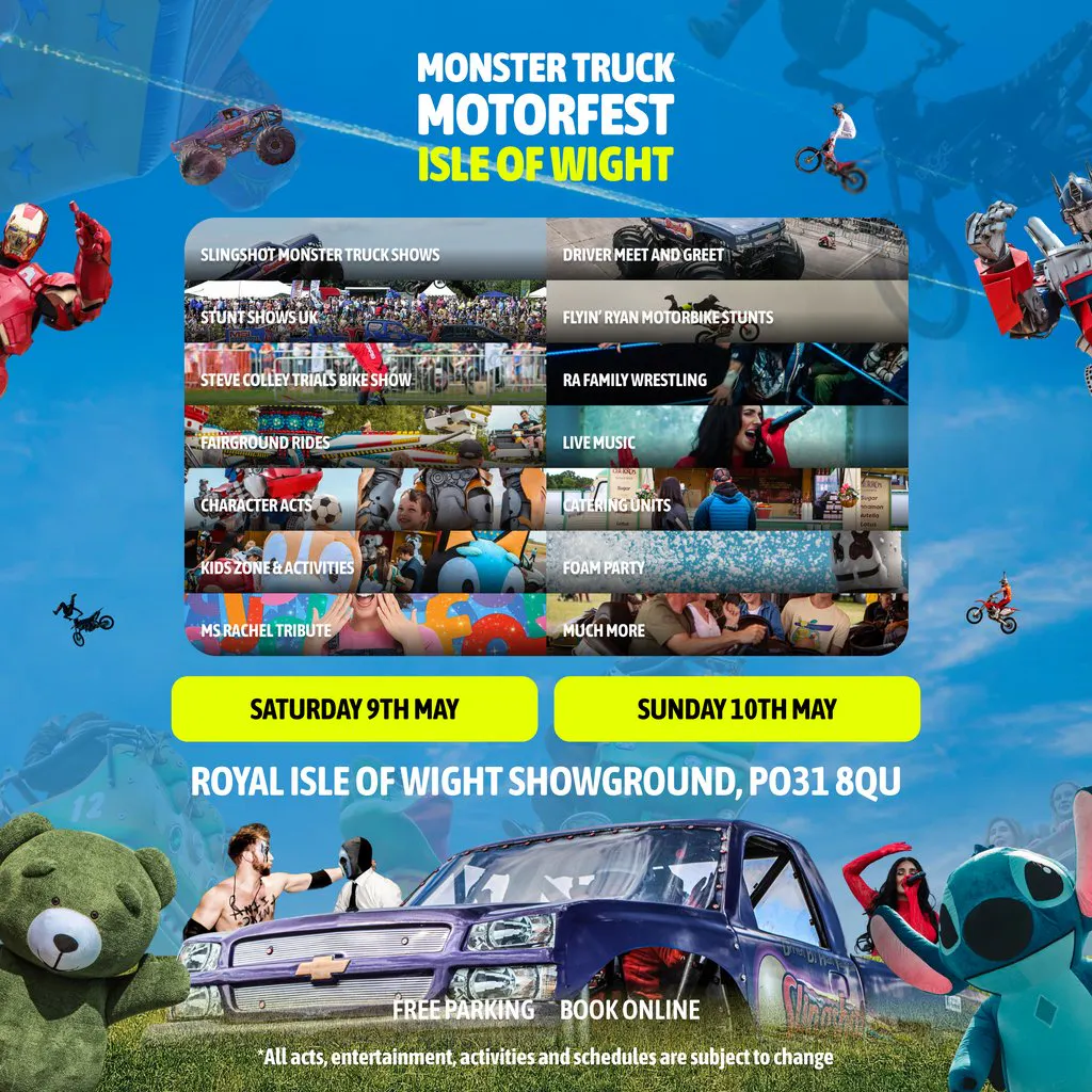 Monster Truck Motorfest Isle of Wight | Royal Isle Of Wight Showground ...