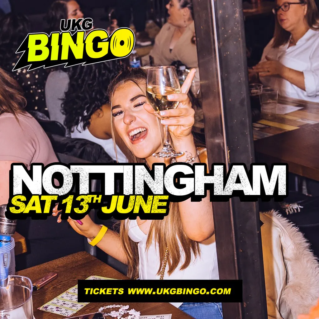 Tickets: UKG Bingo Sat 13th June Nottingham | The Mixologist Cocktail ...