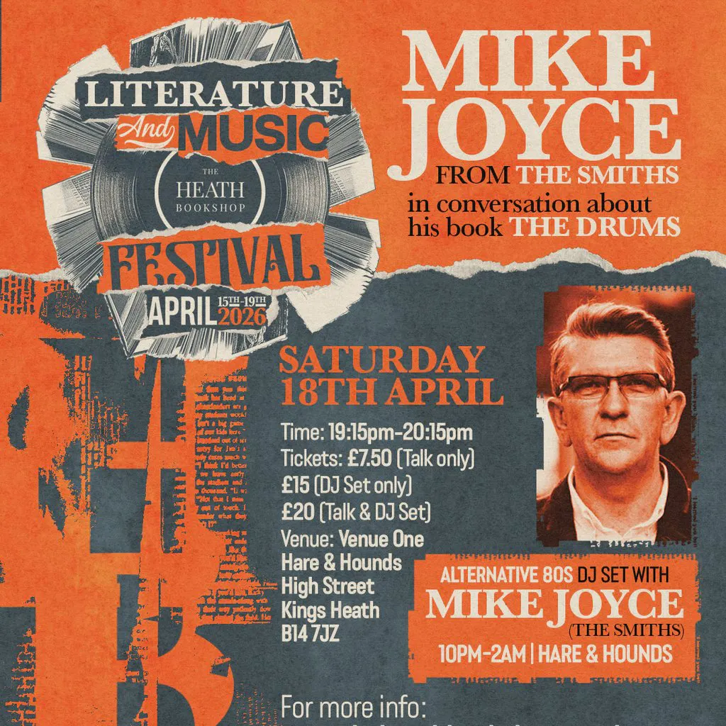 Mike Joyce (The Smiths) DJ Set - Alternative 80's | Hare And Hounds ...