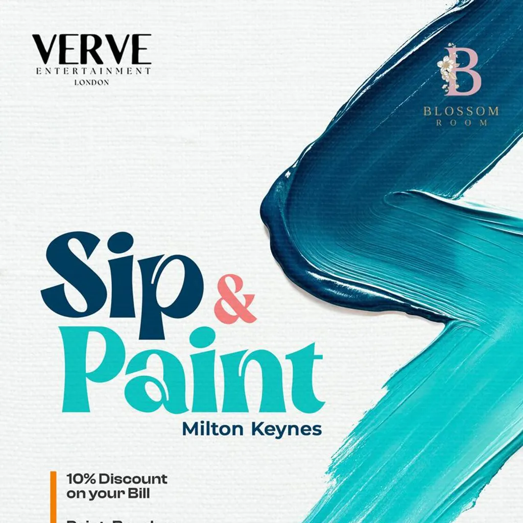 SIP & PAINT- Party Milton Keynes | Blossom Room Milton Keynes Sun 22 ...