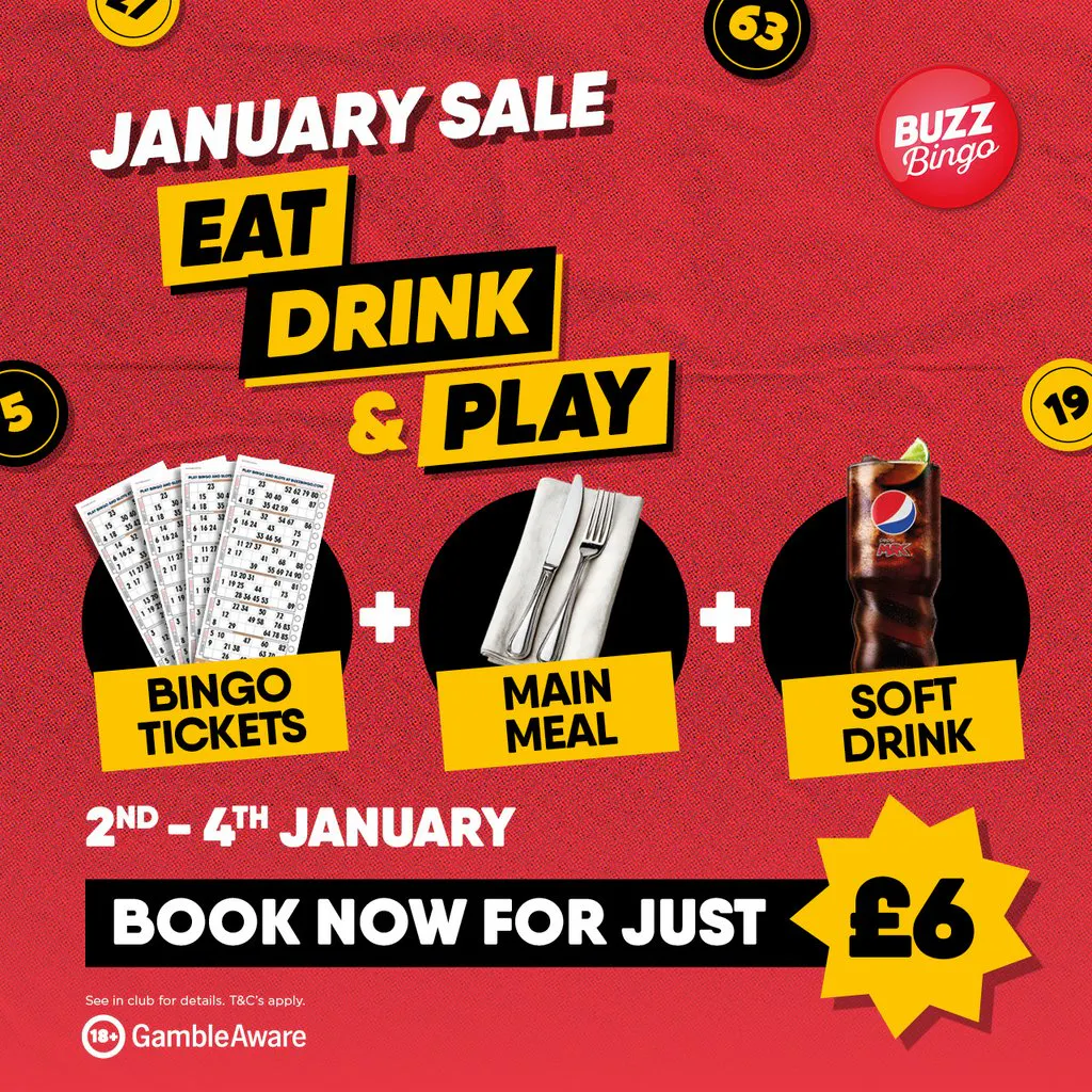 Eat, Drink & Play - Nottingham - January | Buzz Bingo Nottingham ...