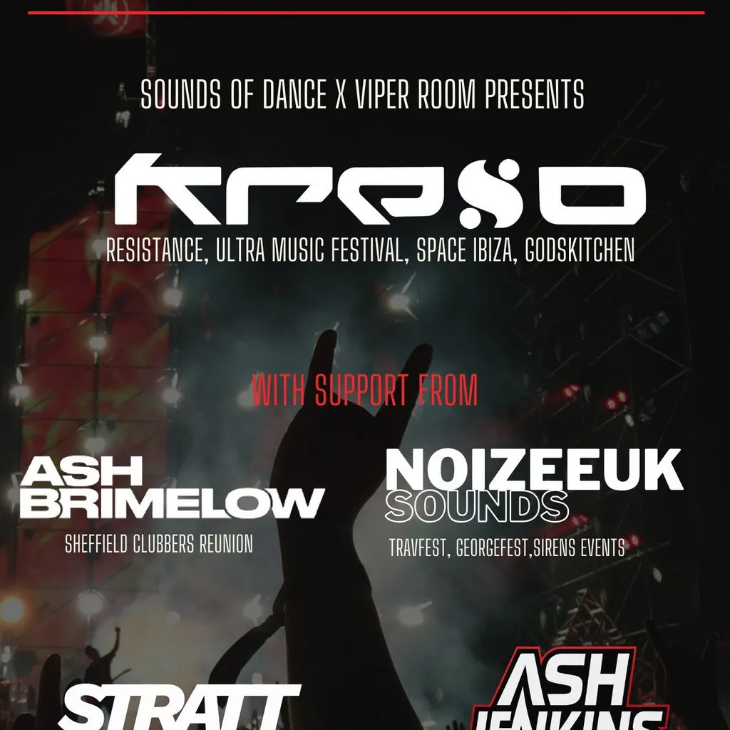Sounds Of Dance X Viper Rooms | The Viper Room, Sheffield Sat 07 March 2026