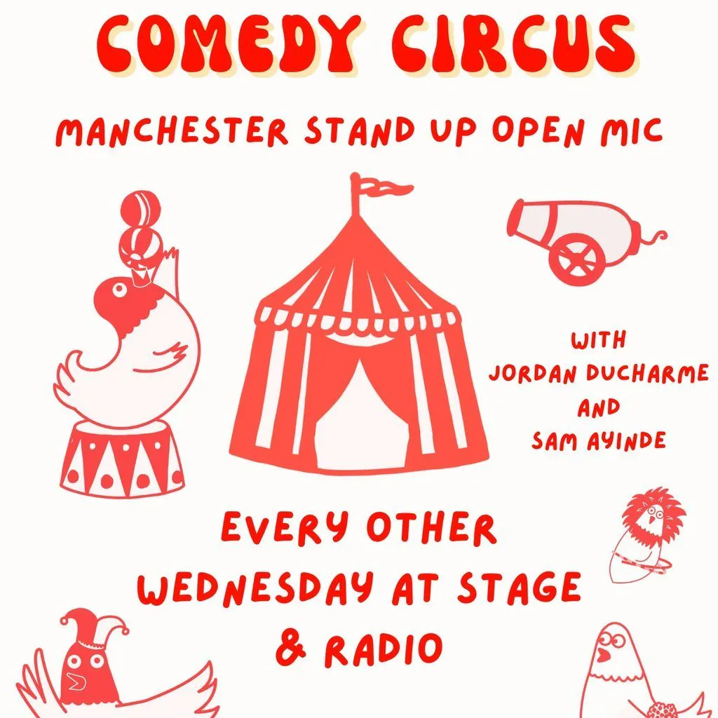 The Comedy Circus | Stage And Radio Manchester Wed 25 March 2026