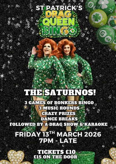 Tickets: Shamrocks and Shenanigans: St Patrick's Drag Queen Bingo | The ...