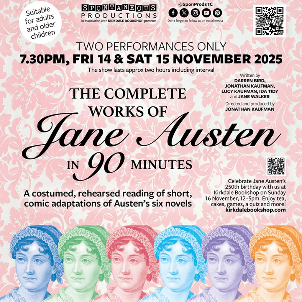 The Complete Works of Jane Austen in 90 Minutes | St Bartholomews ...