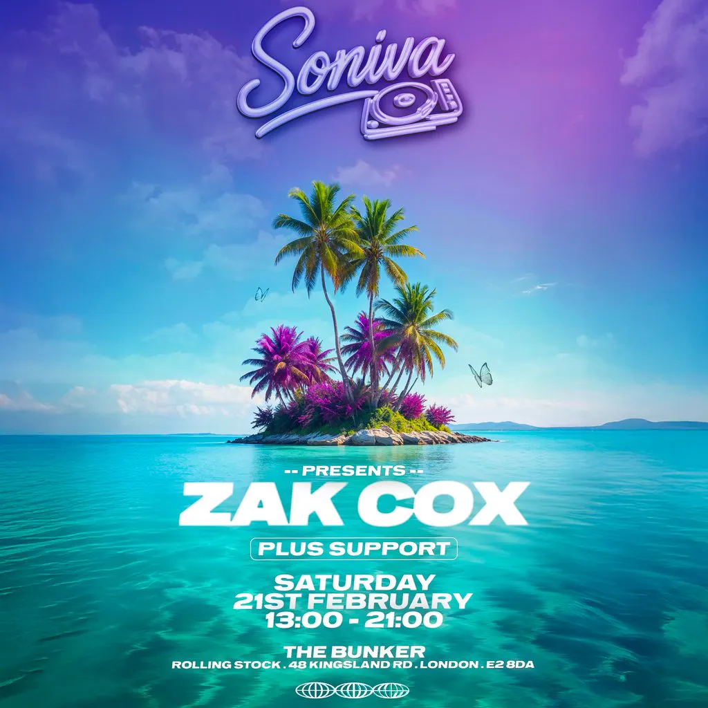 Soniva | Rolling Stock The Bunker London Sat 21 February 2026