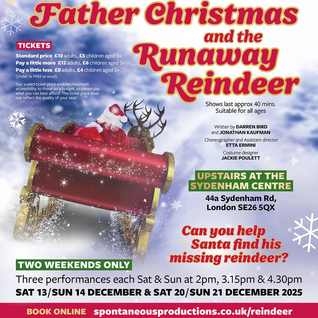 Tickets: Father Christmas & the Runaway Reindeer - family theatre for ...