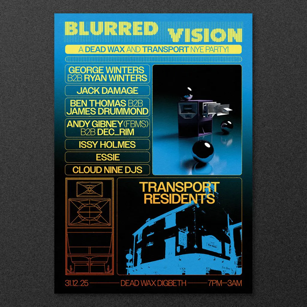Tickets: Blurred Vision 'A Dead wax + Transport NYE party!' | Deadwax ...