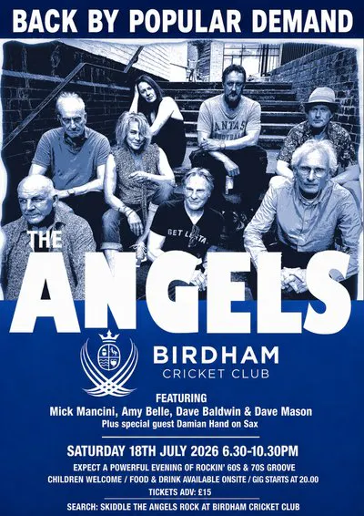 Tickets: The Angels rock at Birdham Cricket Club | Birdham Cricket Club ...