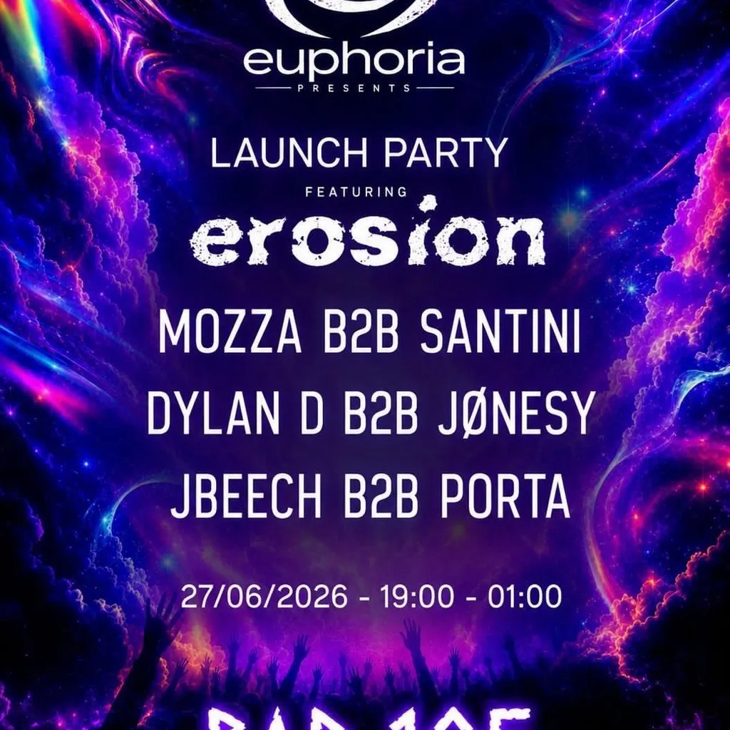 Tickets: Euphoria presents: Erosion | Bar 105 Cathays Cardiff Sat 27 ...