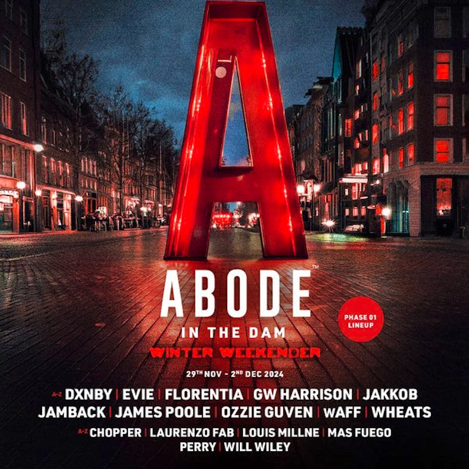 ABODE in the Dam 2024 festival 2024 | Tickets & Line Up | Skiddle
