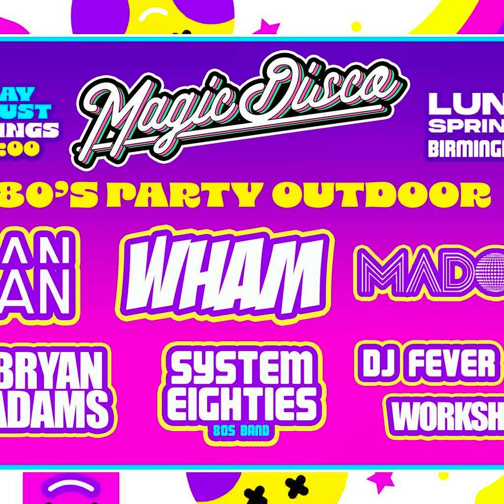 Summer Outdoor 80s Festival - Saturday 16th Aug - Luna Springs | Luna ...