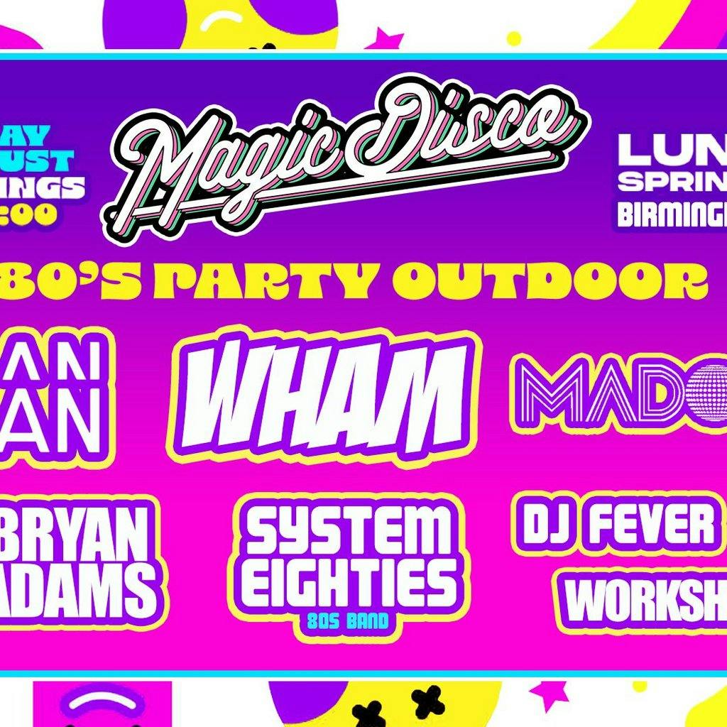 Summer Outdoor 80s Festival - Saturday 16th Aug - Luna Springs | Luna ...