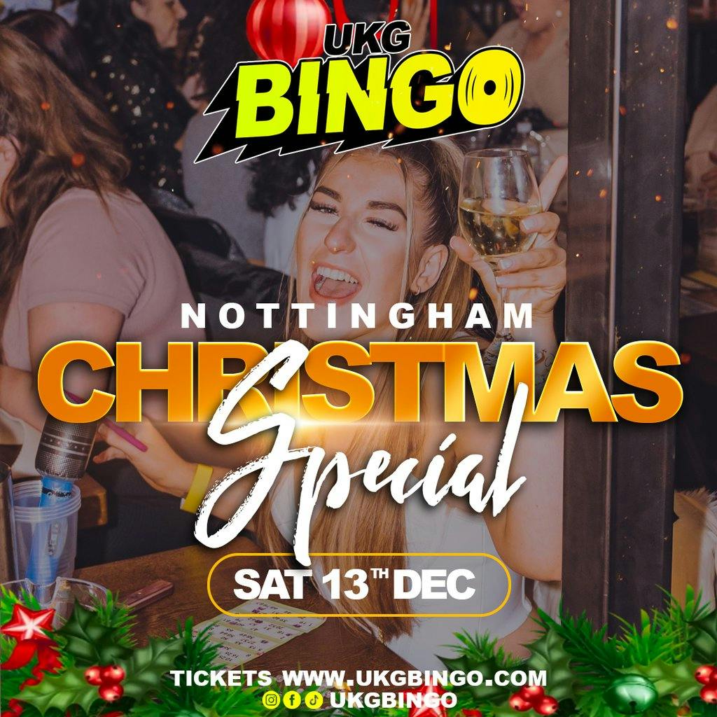 Tickets: UKG Bingo Nottingham Sat 13th Dec Christmas Special | The Mixologist Cocktail And Wine ...