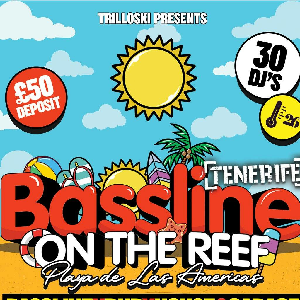 Bassline on the Reef tickets available via website | Playa De Las Americas, Tenerife Adeje Thu ...
