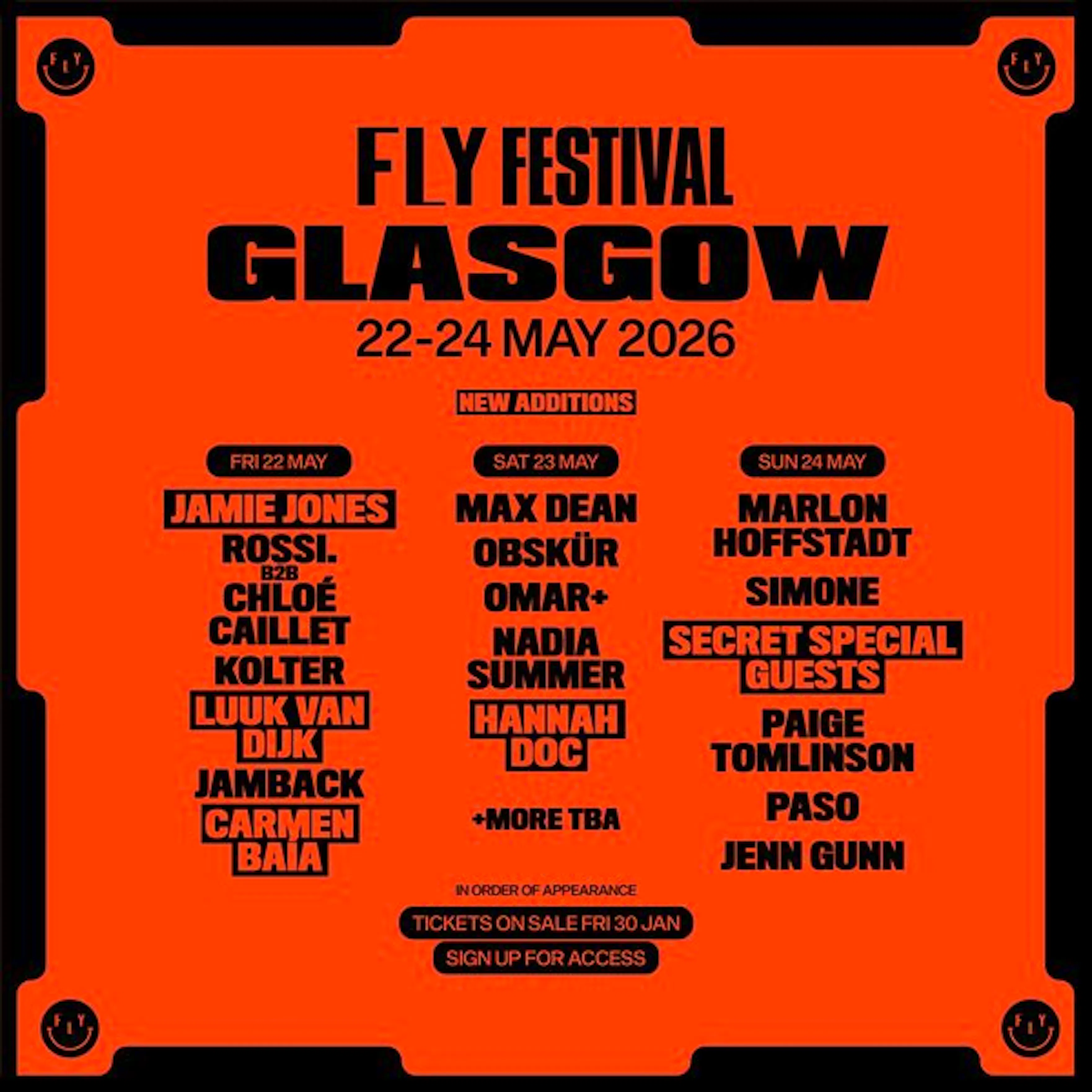 FLY Festival Glasgow 2026 | Tickets & Line Up | Skiddle