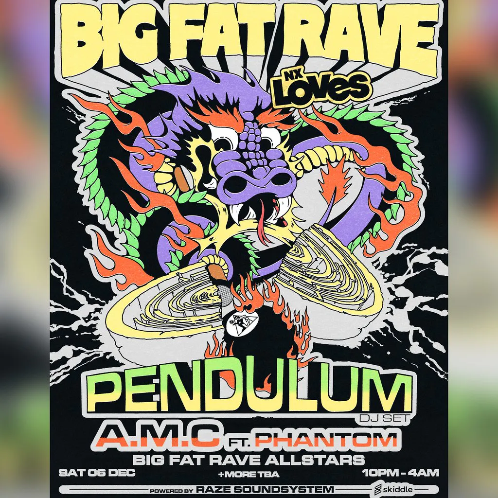 Big Fat Rave: Pendulum (DJ Set), A.M.C, Phantom+ more | NX Newcastle ...