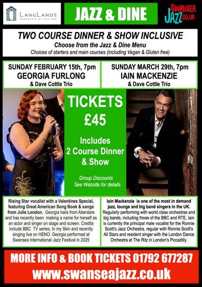 Tickets: JAZZ & DINE @LANGLAND'S BRASSERRIE : Georgia Furlong | Swansea ...