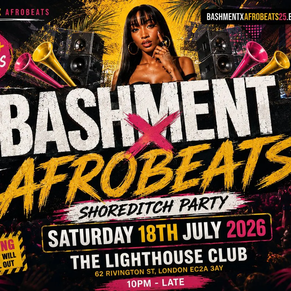 Tickets: Bashment X Afrobeats - Shoreditch Party | The Lighthouse Bar ...