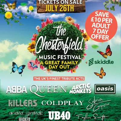 Chesterfield Music Festival - A Great Family Day Out! 2026 | Tickets ...