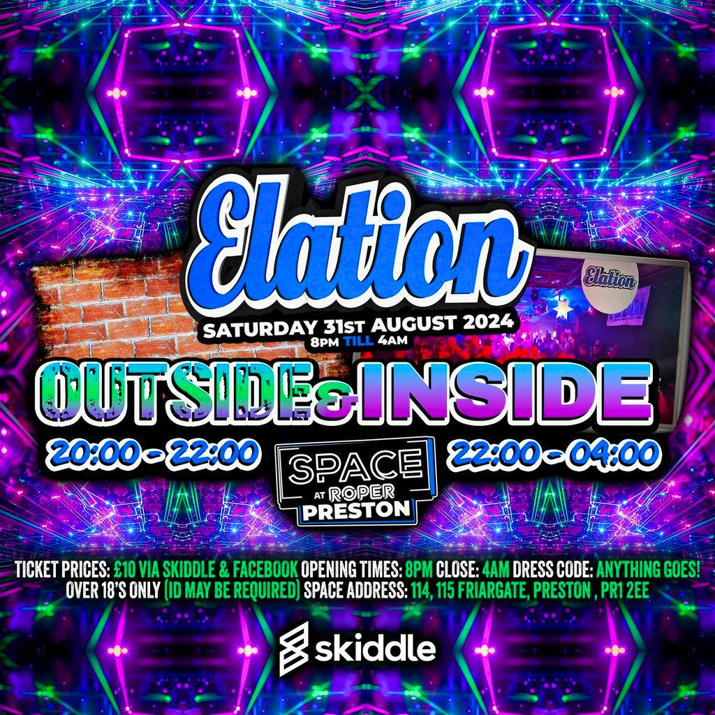 Tickets: Elation - Outside & Inside | The Dark Room Roper Hall Preston ...