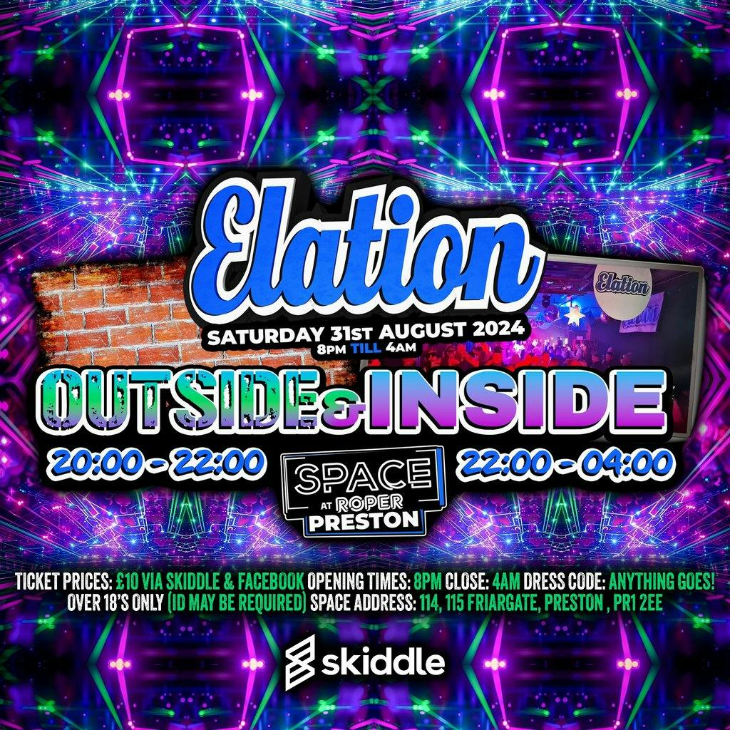 Tickets: Elation - Outside & Inside | The Dark Room Roper Hall Preston ...