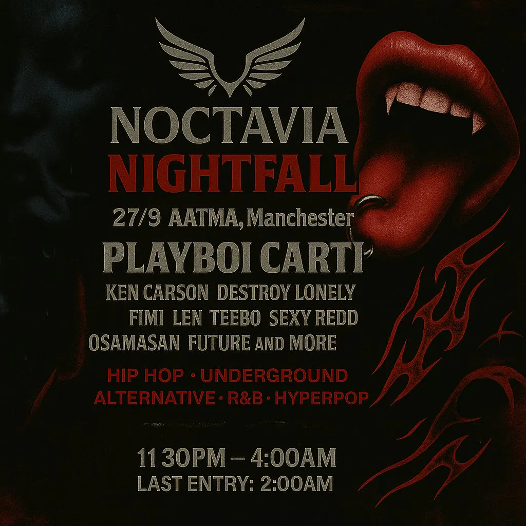 Tickets: Noctavia - Nightfall | Aatma Manchester Sat 27 September 2025