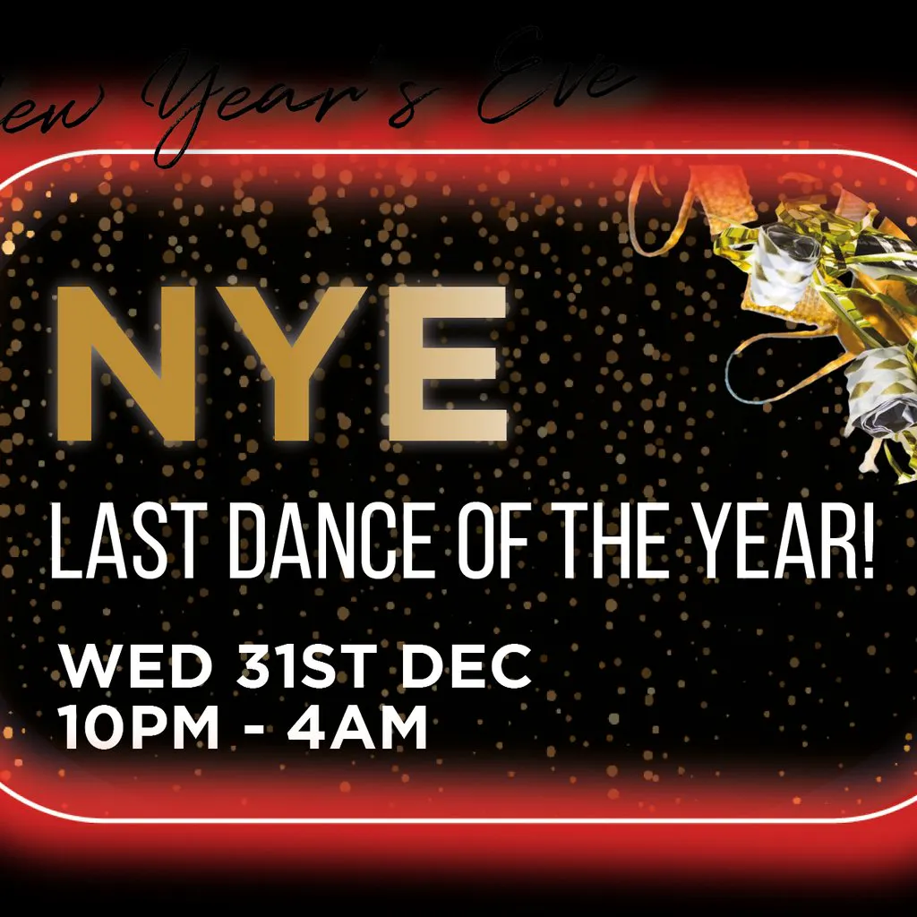Last Dance of the Year - NYE | Live Lounge, Wishaw, ML2 7NG Wishaw Wed ...