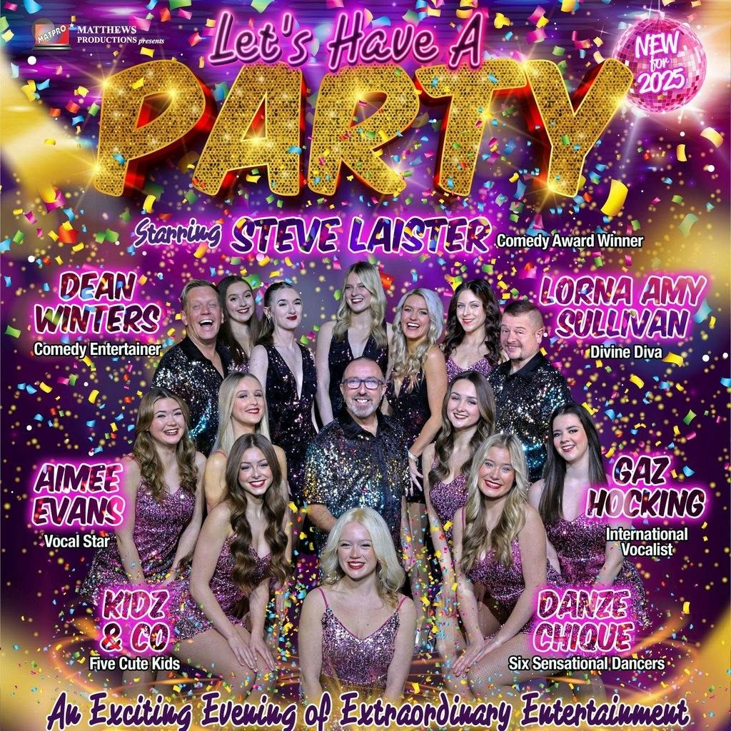 Tickets: Let's Have A PARTY! | Babbacombe Theatre Torquay Tue 27 May 2025