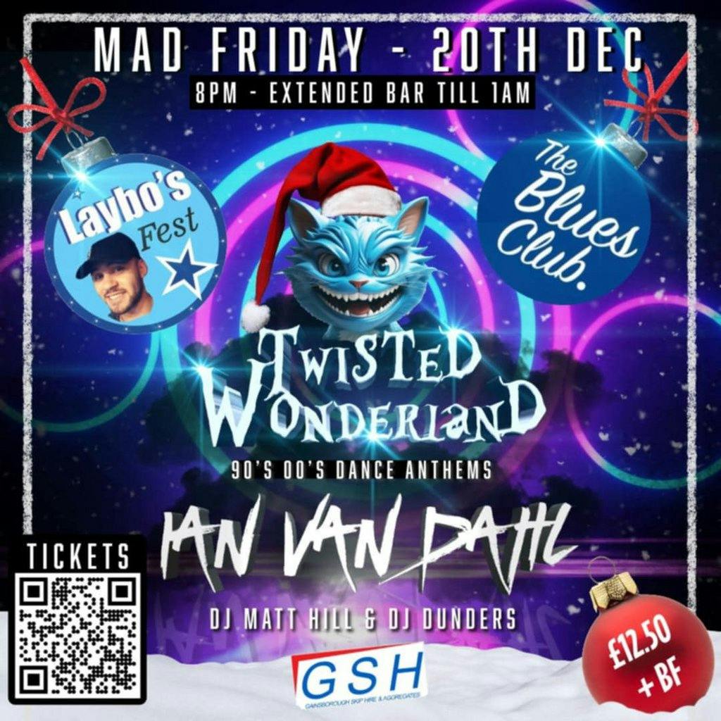 Twisted Wonderland 90's 00's MAD Friday Dance Anthems! | The Blues Club ...