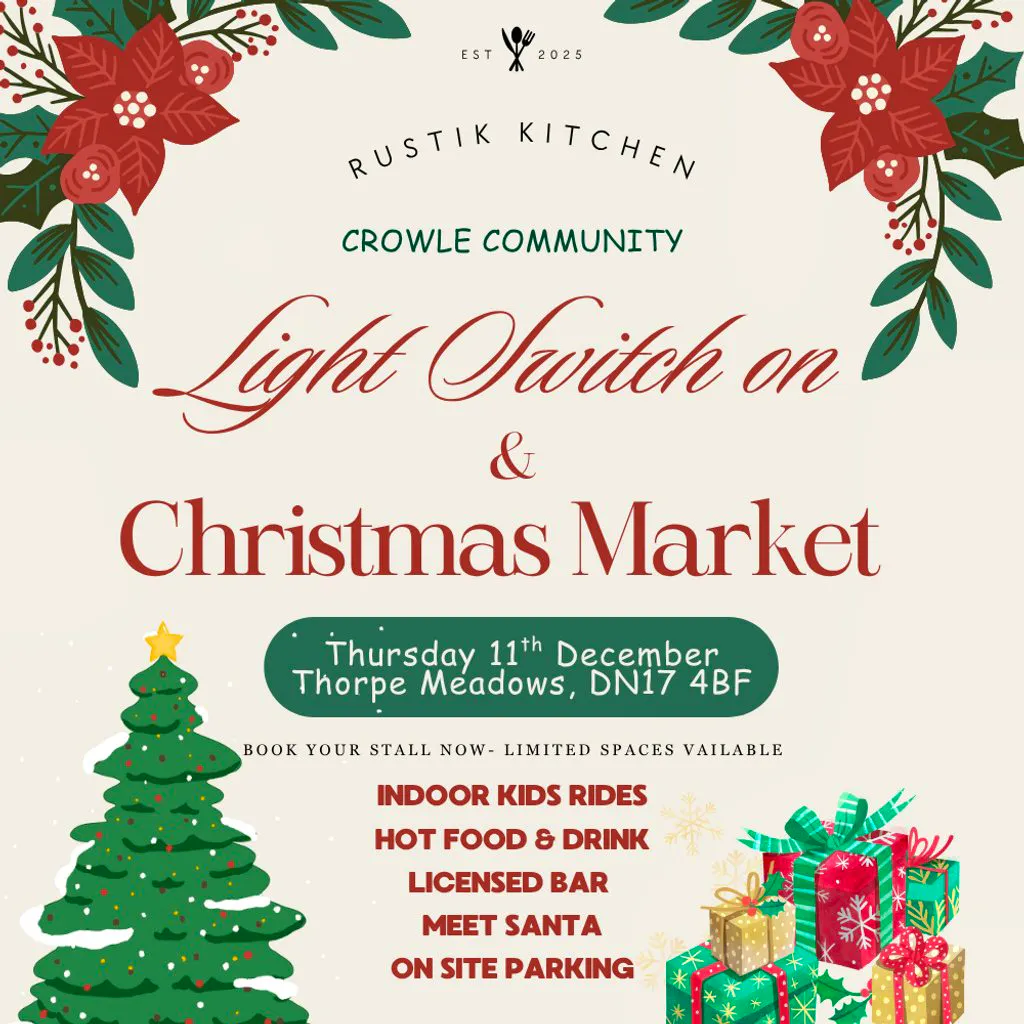 Crowle Community Light Switch On & Market | Thorpe Meadows Scunthorpe ...