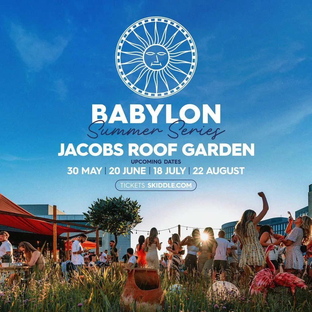 Tickets: Babylon Rooftop Series - Jacobs Garden | Jacobs Roof Garden ...