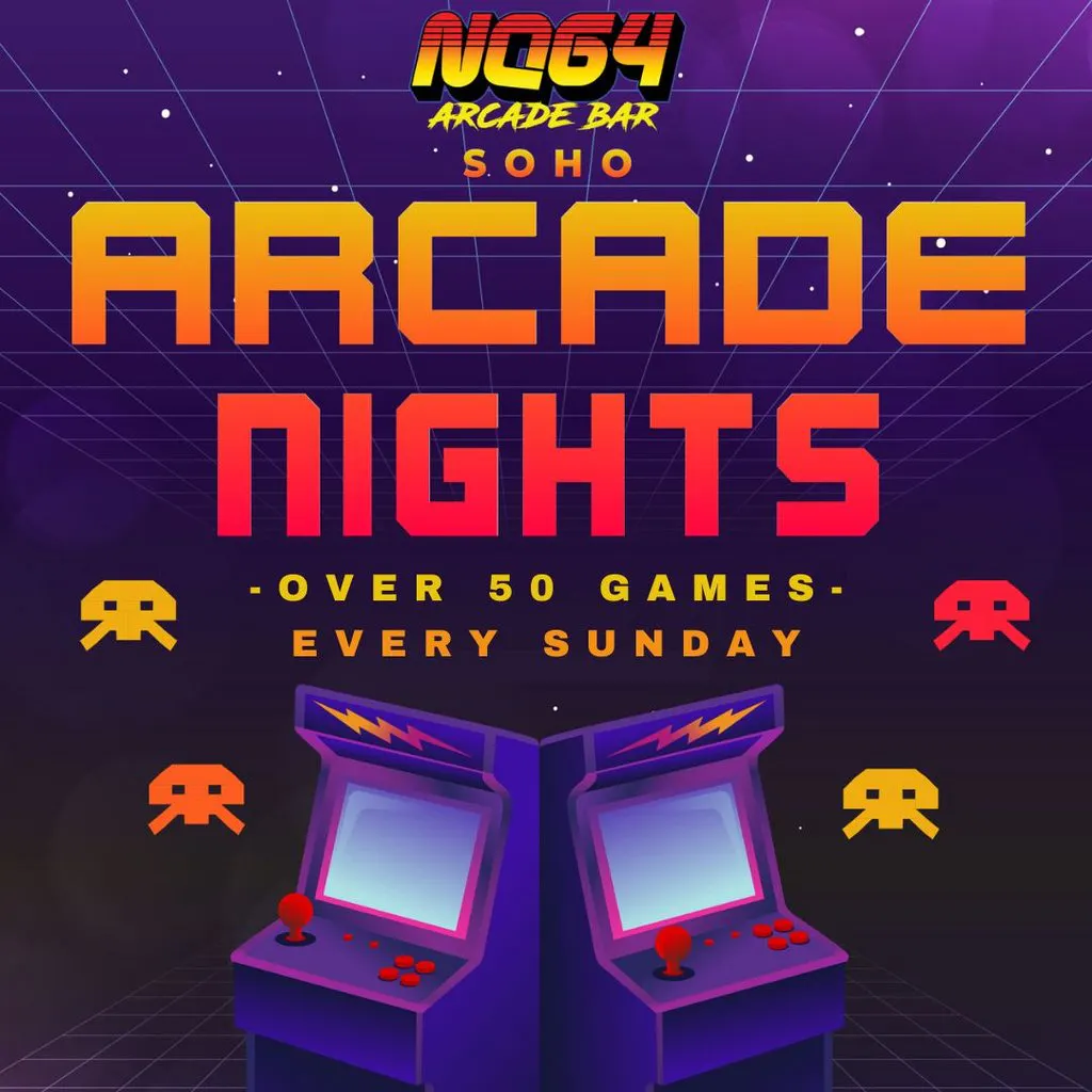 Tickets: Arcade Nights at NQ64 Shoreditch - Every Sunday | NQ64 ...