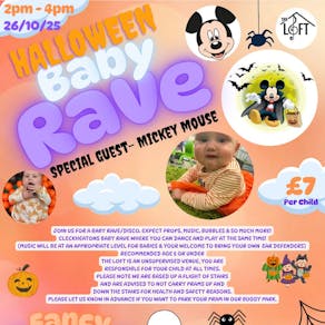 Tickets: Baby rave | The Loft Cleckheaton Cleckheaton Sun 26 October 2025