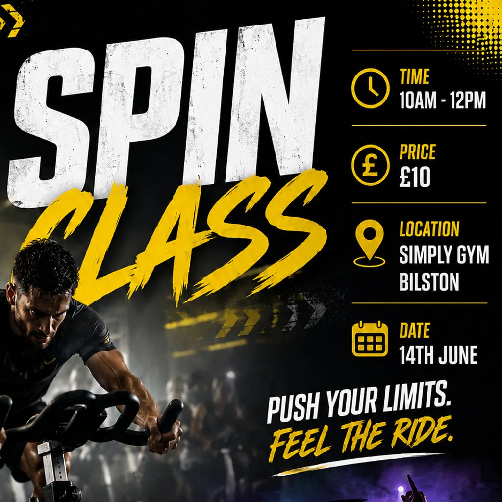 Tickets: Chris Smith & GavinOmari Spin Class | Simply Gym Bilston ...