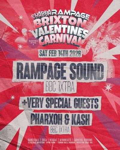 Tickets: Brixton Winter Carnival - Rampage Sound / Heartless Crew ...