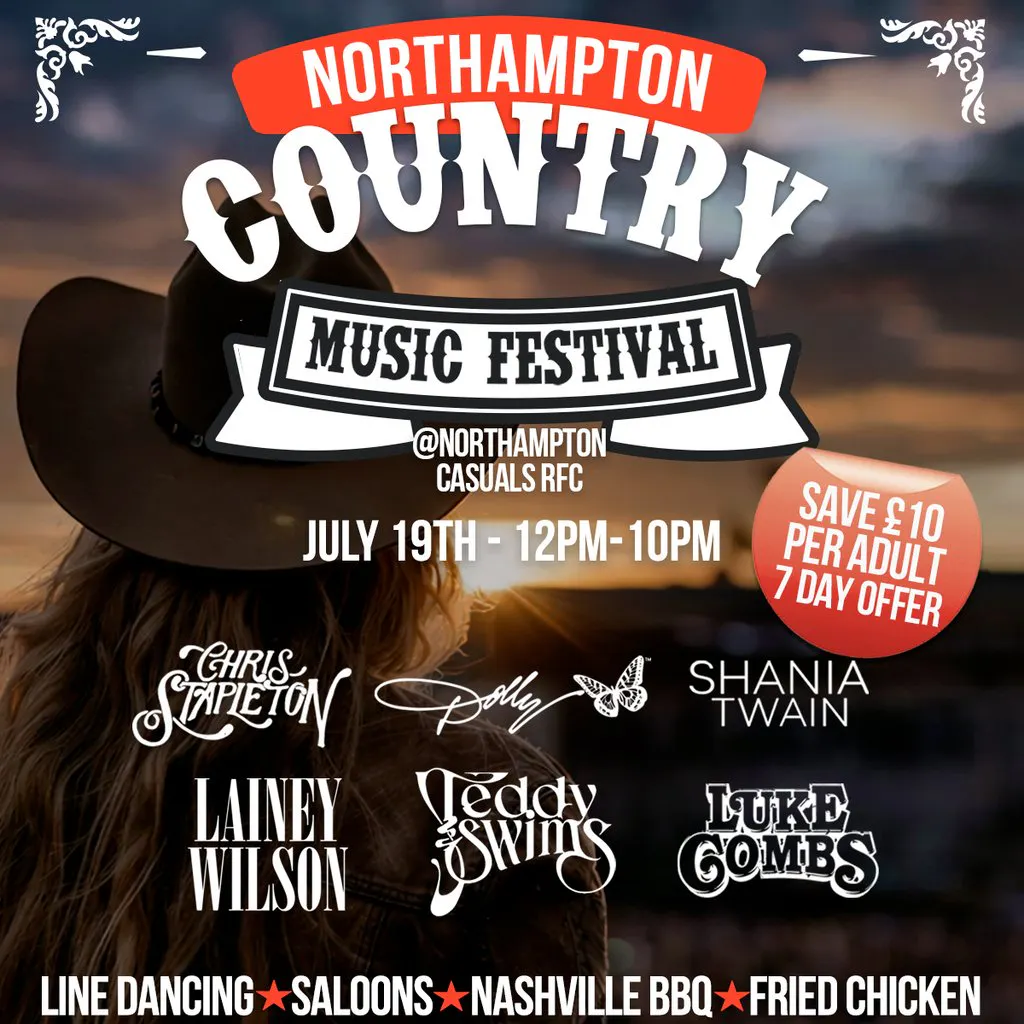 Tickets: Northampton Country Music Festival | Northampton Casuals RUFC ...