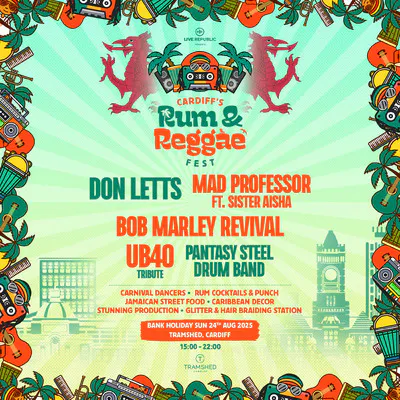 Rum & Reggae Festival Cardiff 2026 | Tickets & Line Up | Skiddle