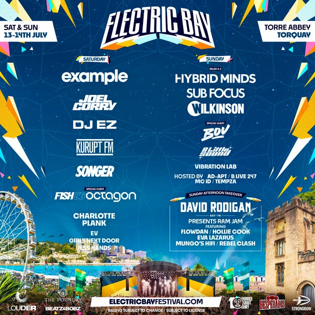 Electric Bay Festival 2025 | Tickets & Line Up | Skiddle