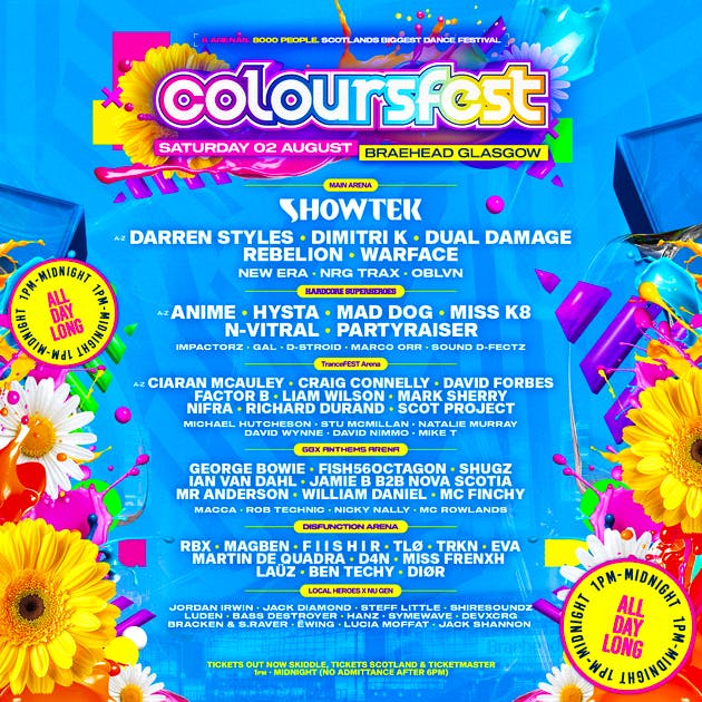 Coloursfest 2025 2025 | Tickets & Line Up | Skiddle