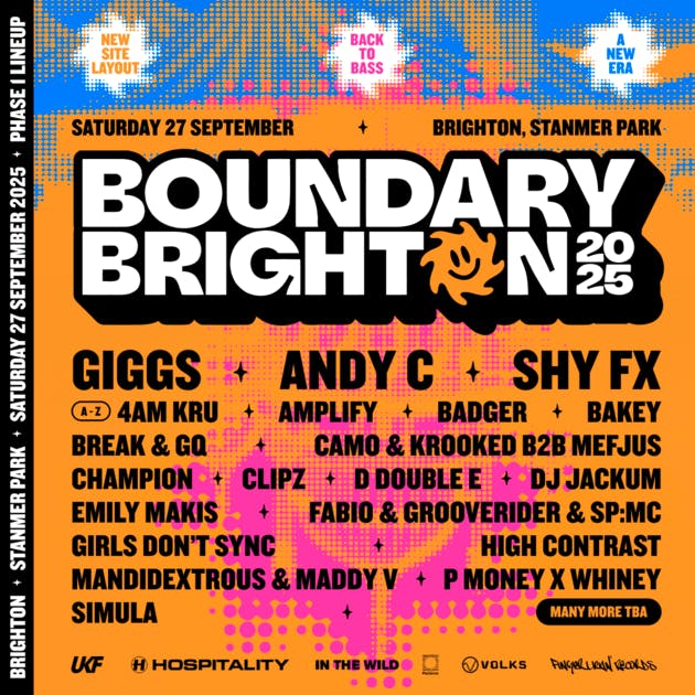 Boundary Brighton Festival 2025 | Tickets & Line Up | Skiddle